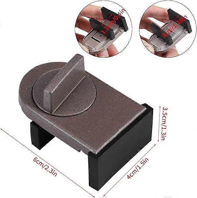 2Pcs Sliding Door and Window Block Anti-Theft Adjustable Safety Lock ...