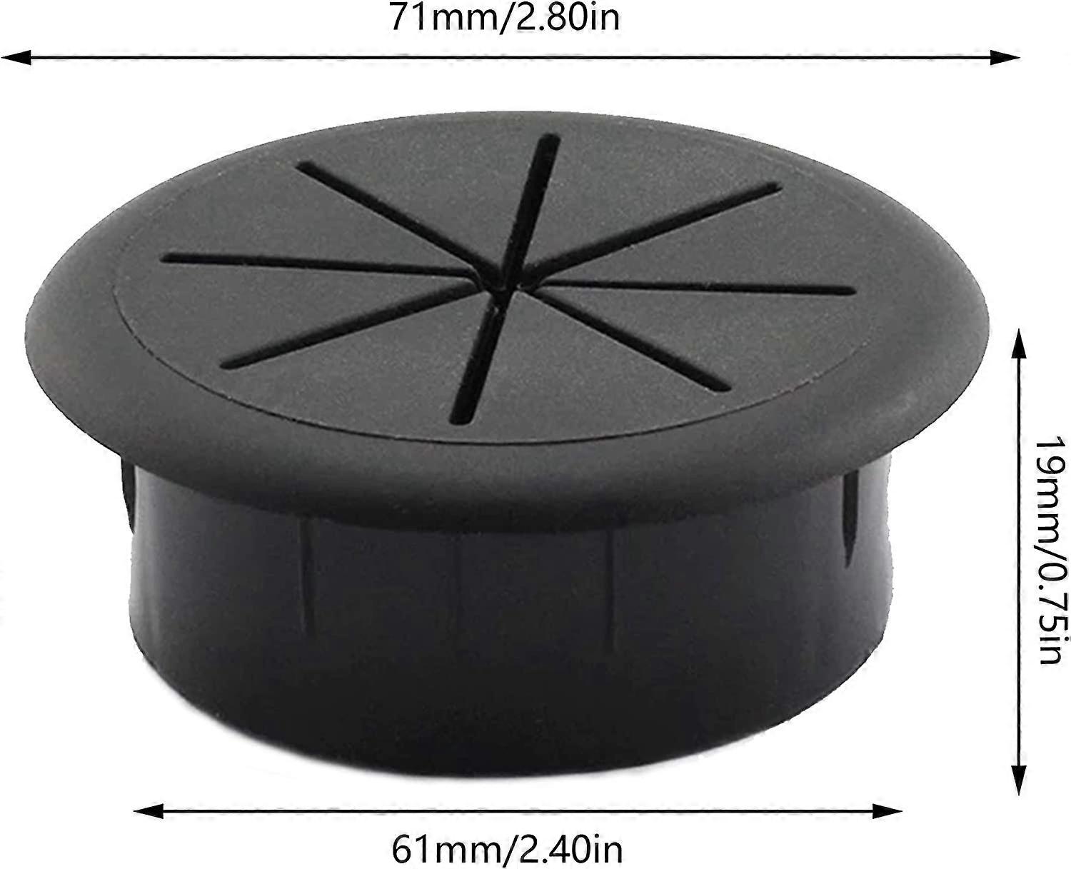4pcs Cable Thread Cover Table Cable Pass-Through Desk Table Round Cable ...