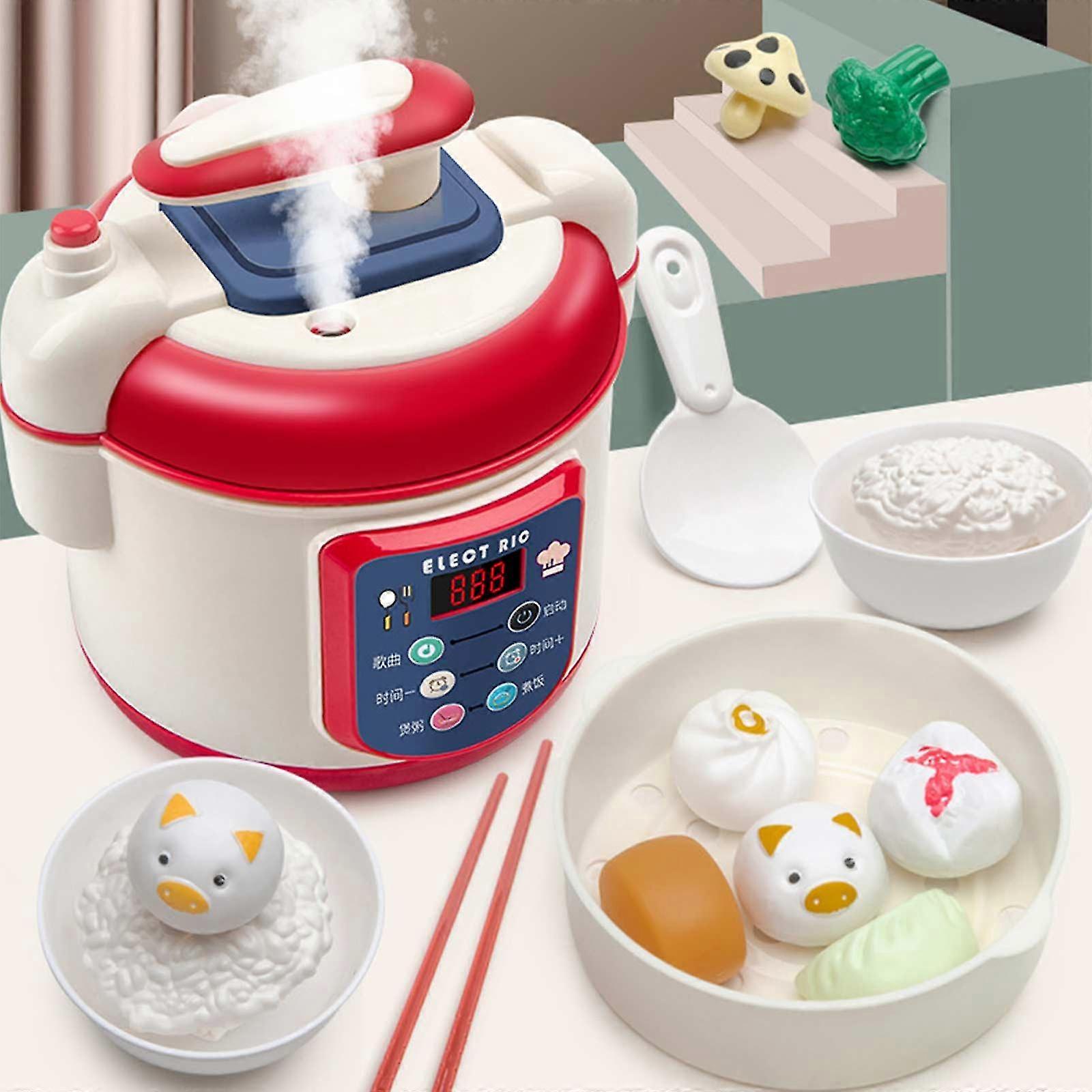 20/25pcs Toys Set Kids Pretend Play With Music Spray Cooking Food For ...