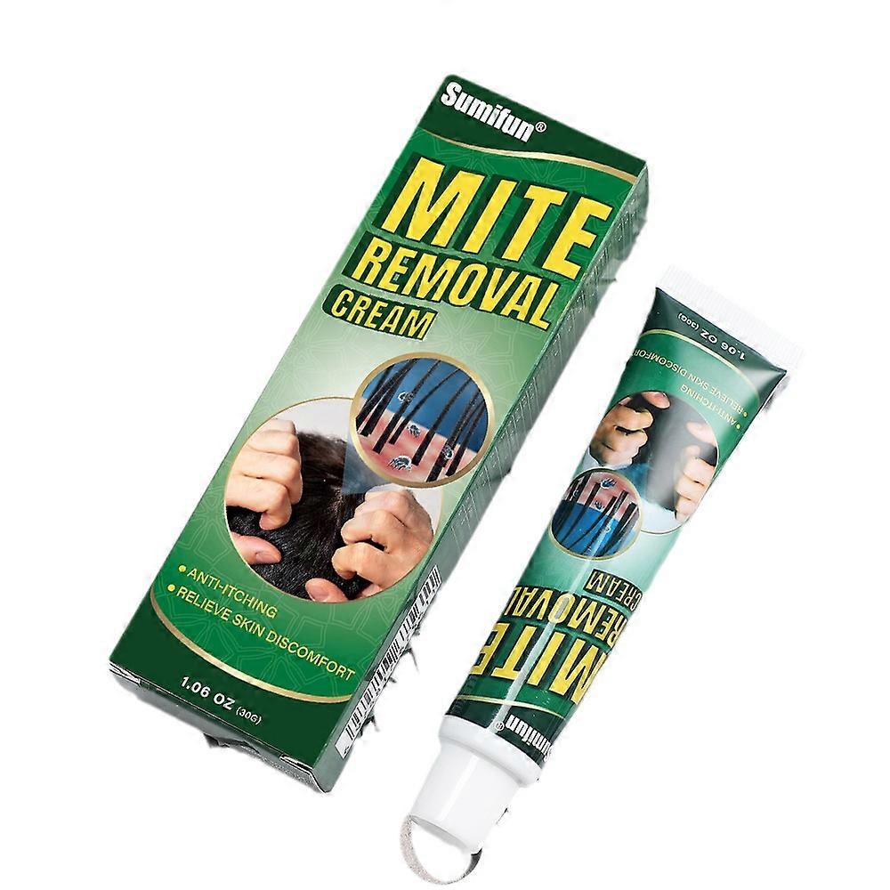 30g New Mite Removal Ointment Anti-itching Scabies Kill Head Lice Skin ...