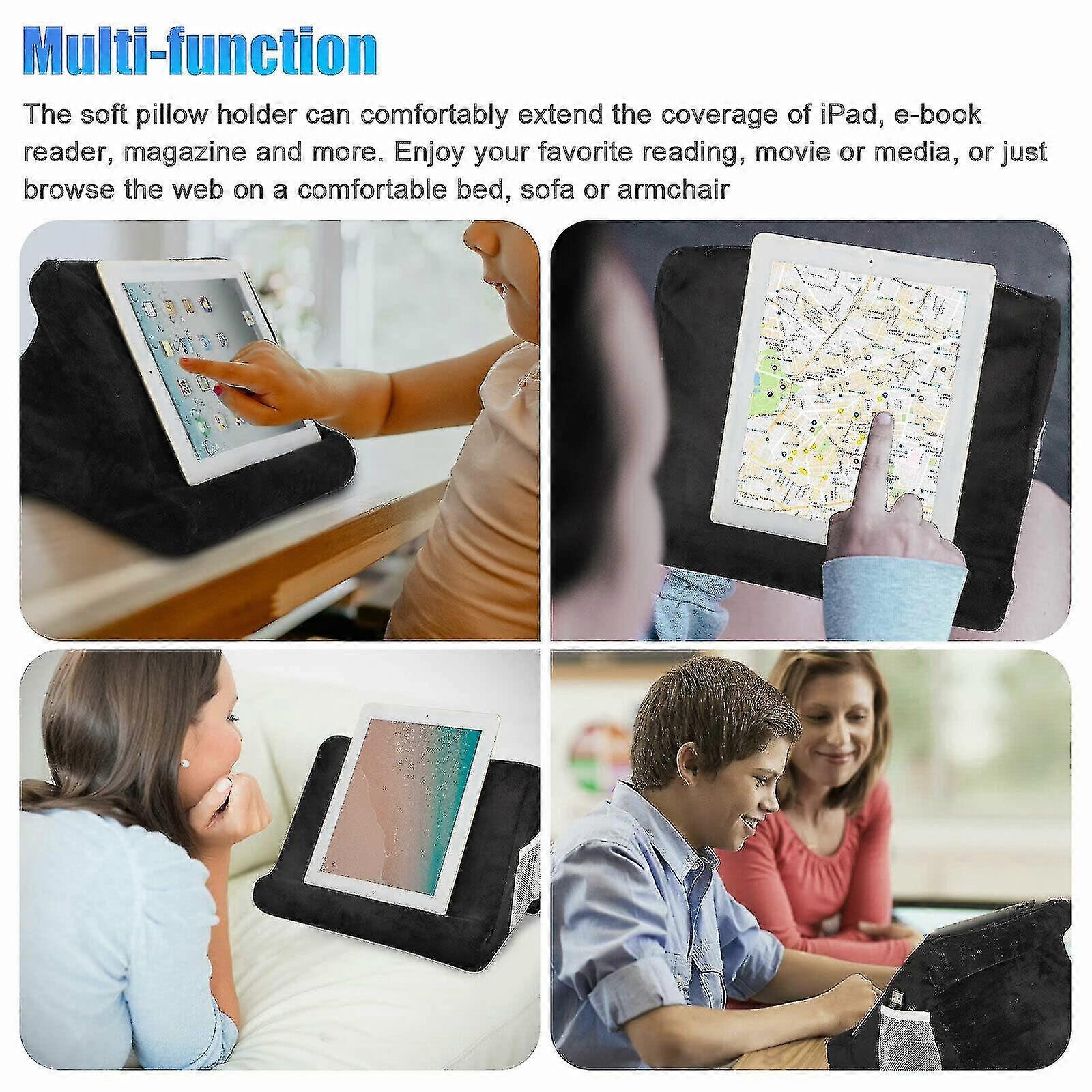 Tablet Pillow Stand Multi Angle Foam Holder Lap Rest Cushion For Tablet ...