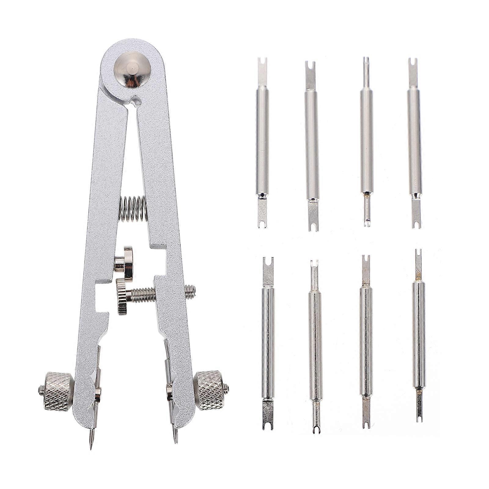 1 Set Watch Repair Tool Kit Spring Bar Tool V Type Watch Plier Remover ...