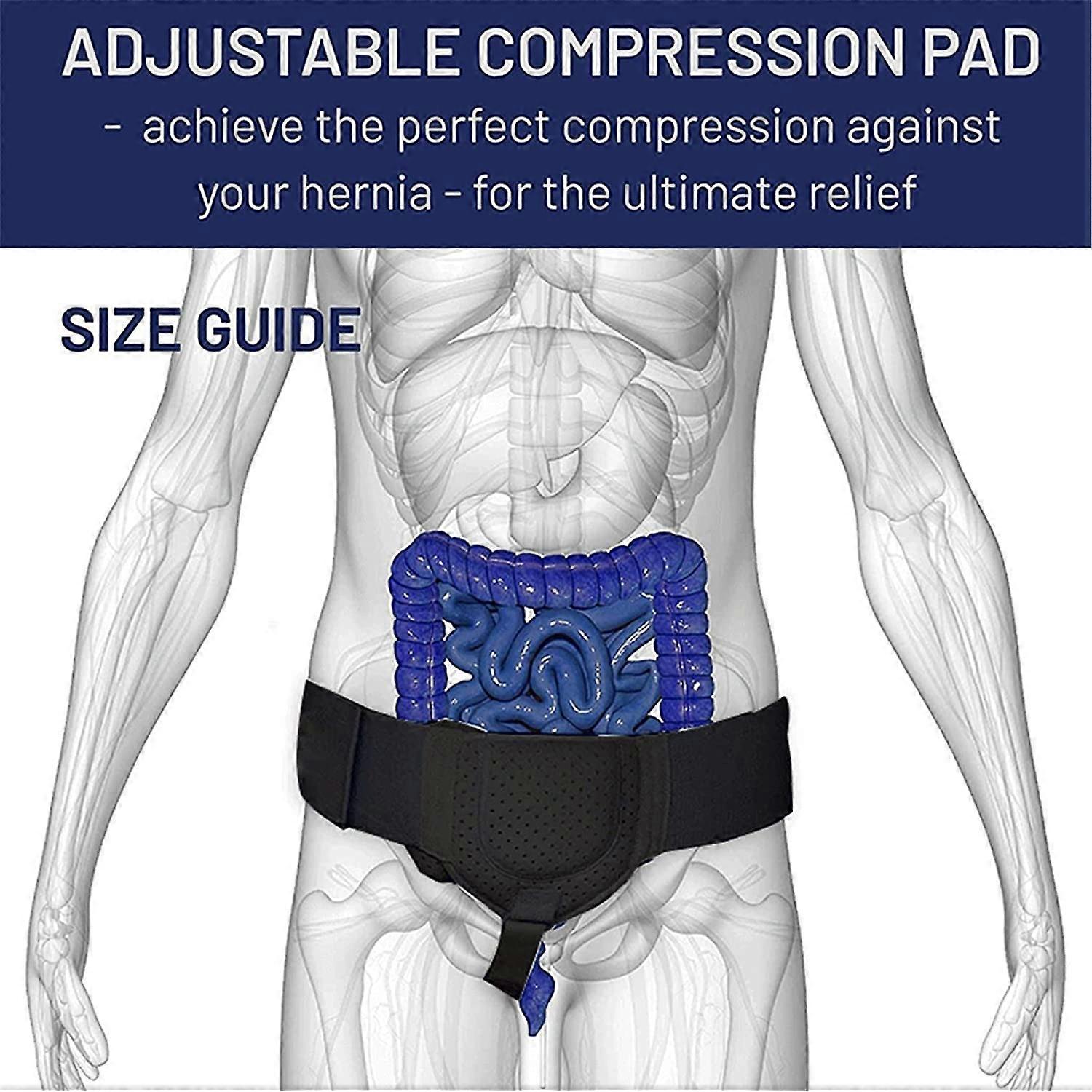 Inguinal Hernia Belt Support Comfort Truss, Adjustable Compression ...