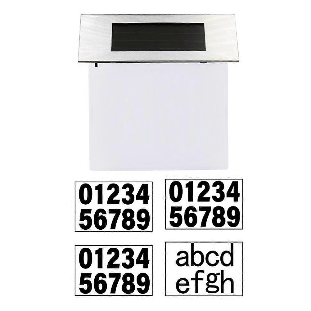 Outdoor Sign Address Numbers Sign Address Sign LED Solar Address ...
