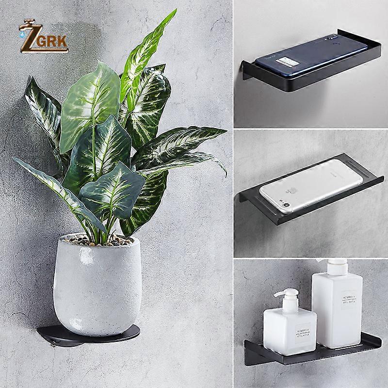 Zgrk Bathroom Shelf Phone Storage Rack Shelves Stainless Steel Phone ...