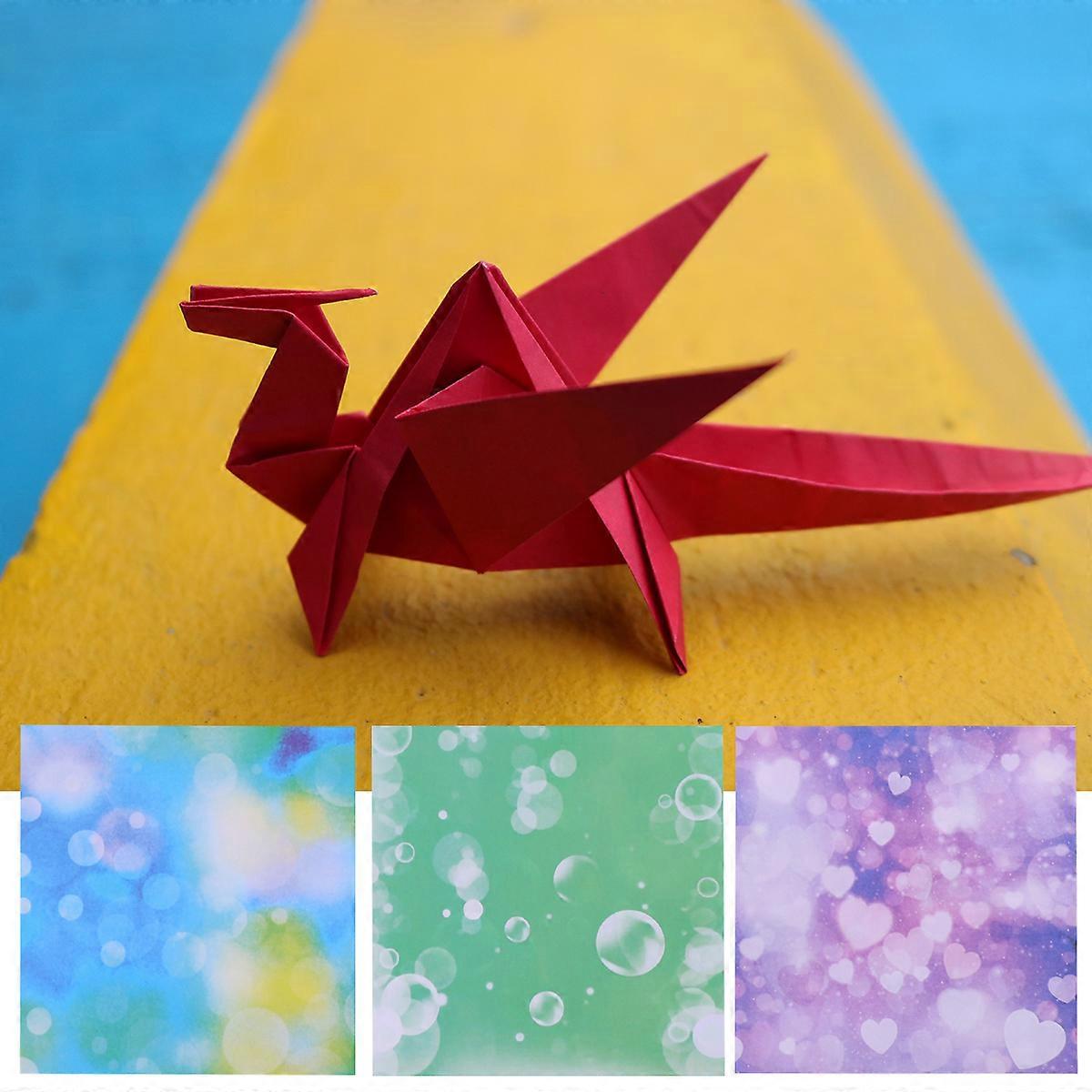 1 Set 100 Pcs Origami Paper Double-sided Star Origami Colorful Paper ...