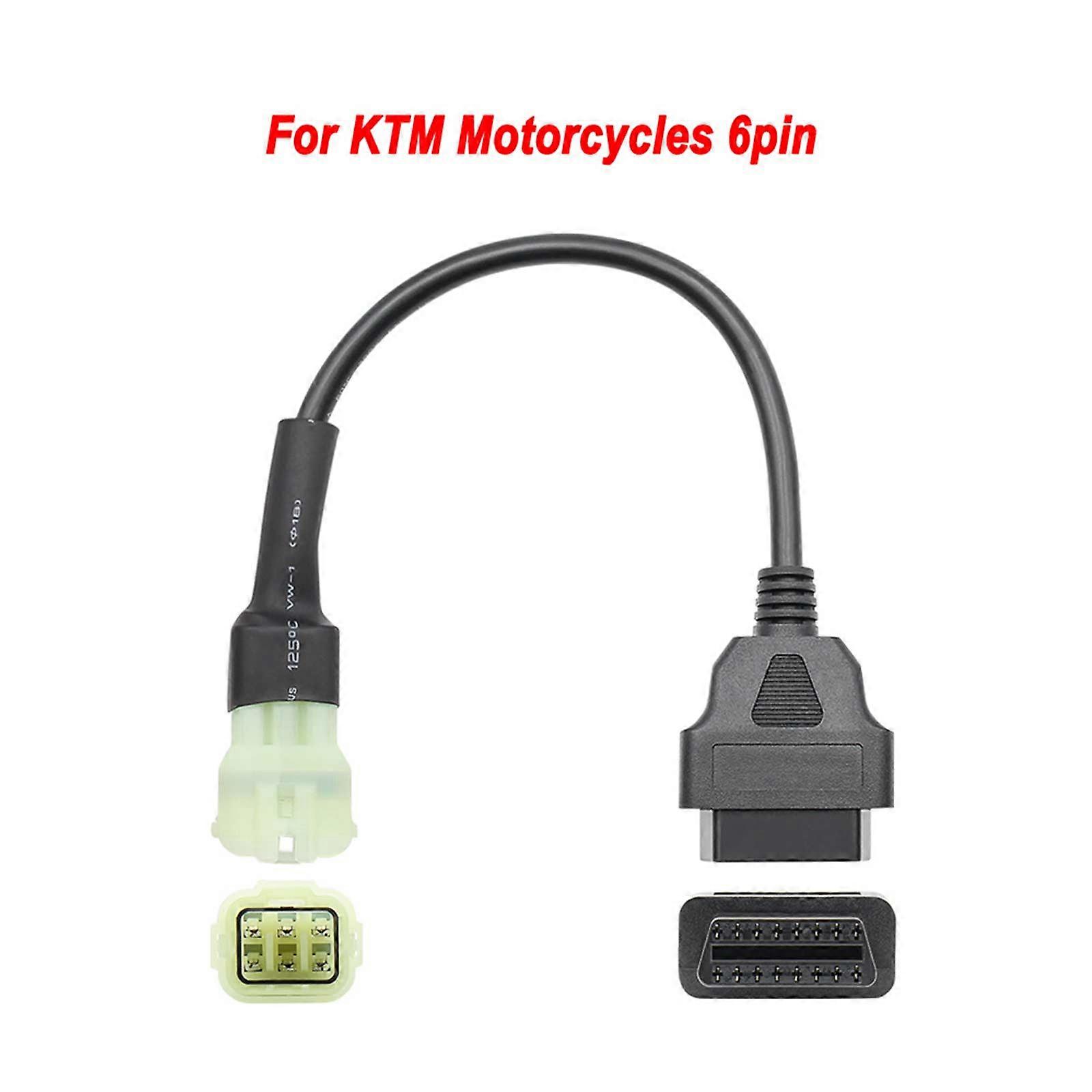 KTM 6 Pin to 16 Pin Adapter Cable for Motorcycle | Fruugo UK