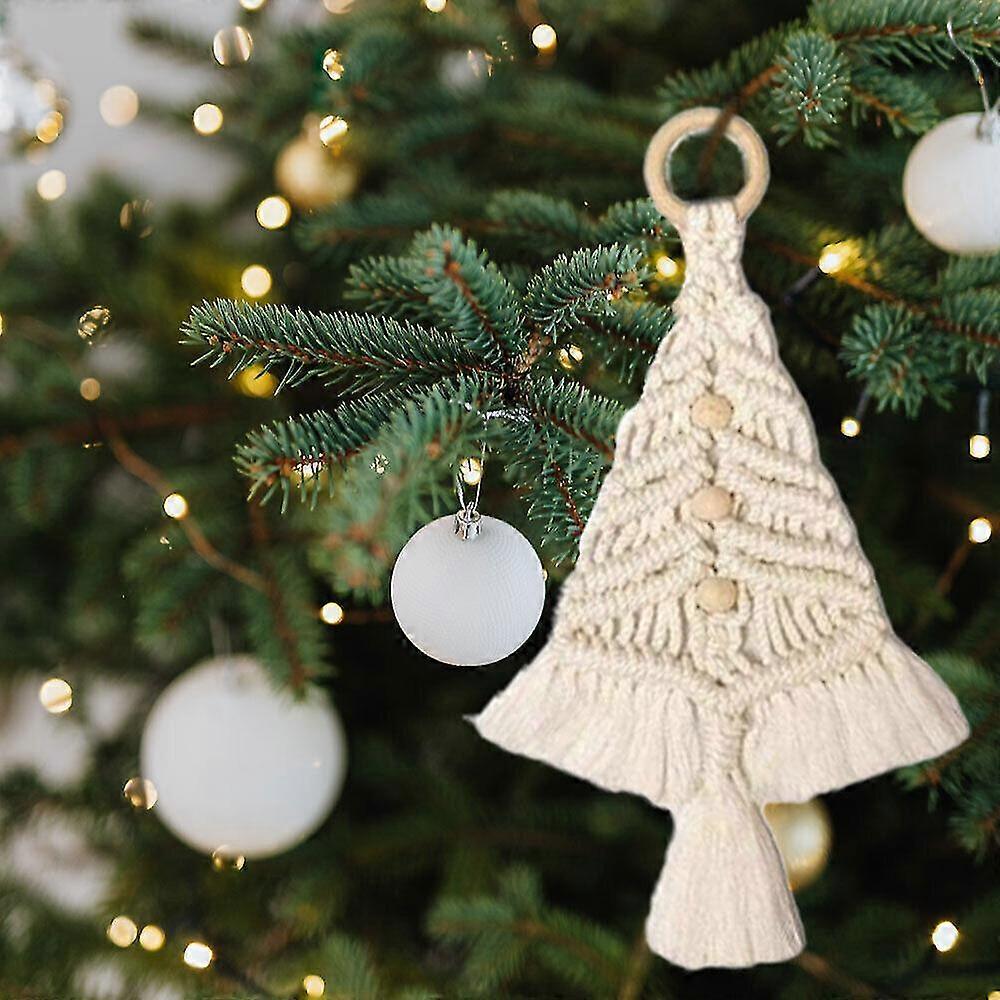 3pcs Christmas Tree Macrame Diy Kit, Handmade Diy Self-made Woven ...