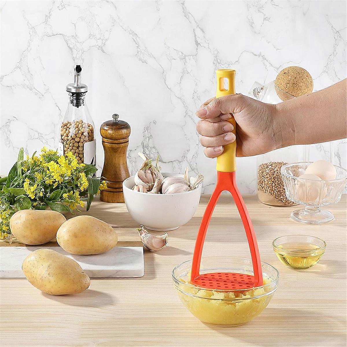 Potato Masher, Plastic Mashed Potatoes Masher, Colorful Food Masher ...