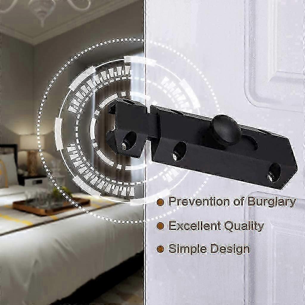 1 Safety Lock Latch with Pure Thick Brass Bolt, Heavy Duty Gate Latch ...