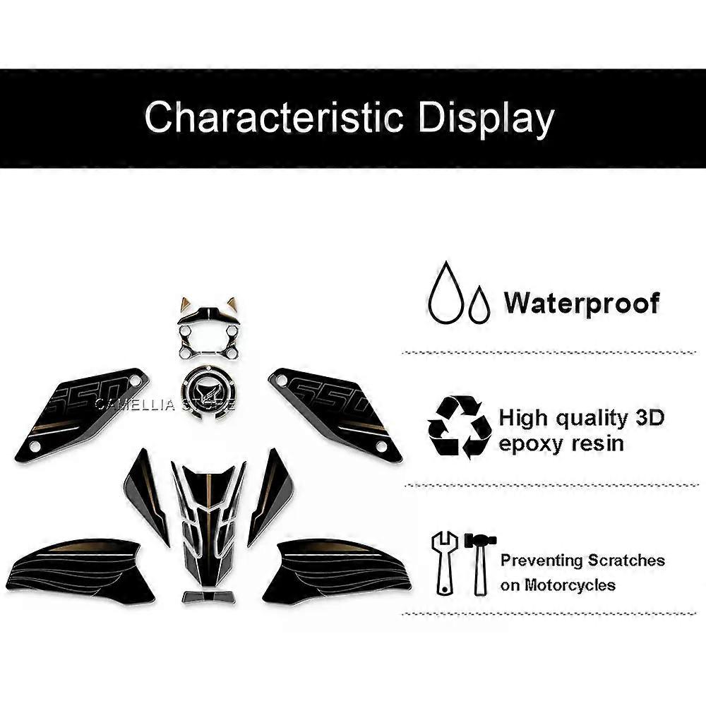 Fantastic Motorcycle Sticker Waterproof CB650R Motorcycle Tank Pad ...