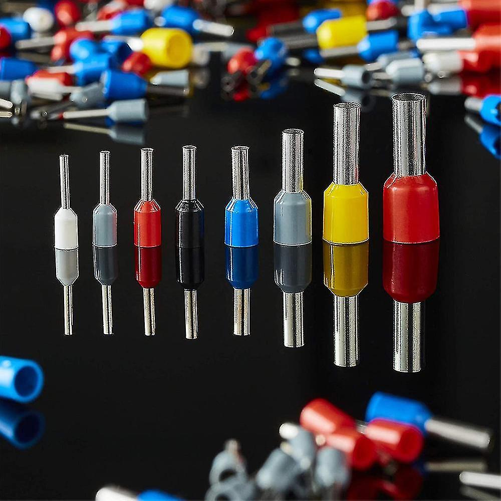 1200 Pcs Insulated Wire End Sleeves Assortment Cable Lugs Set | Fruugo UK