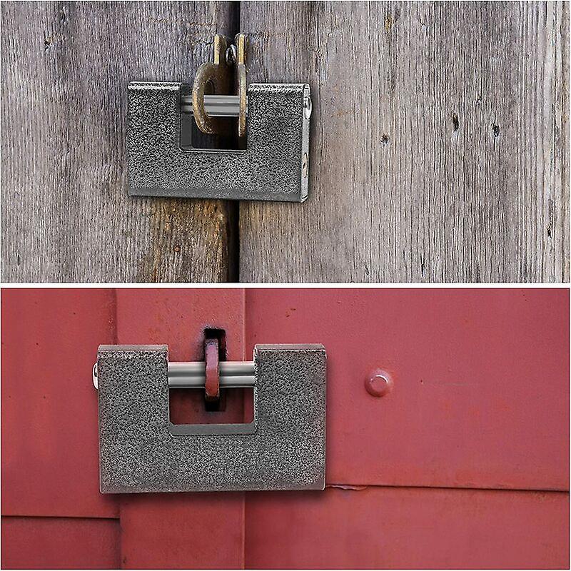 Heavy Duty Outdoor Padlock with 4 Keys - Heavy Duty Hardened Steel One ...