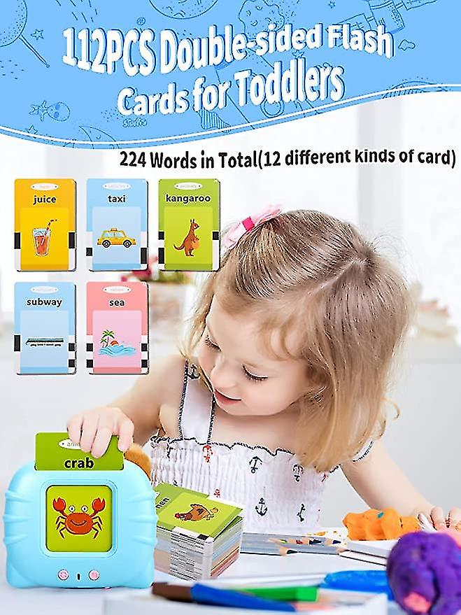 Talking Flash Cards For Toddlers Preschool Words Learning Cards Toy For ...