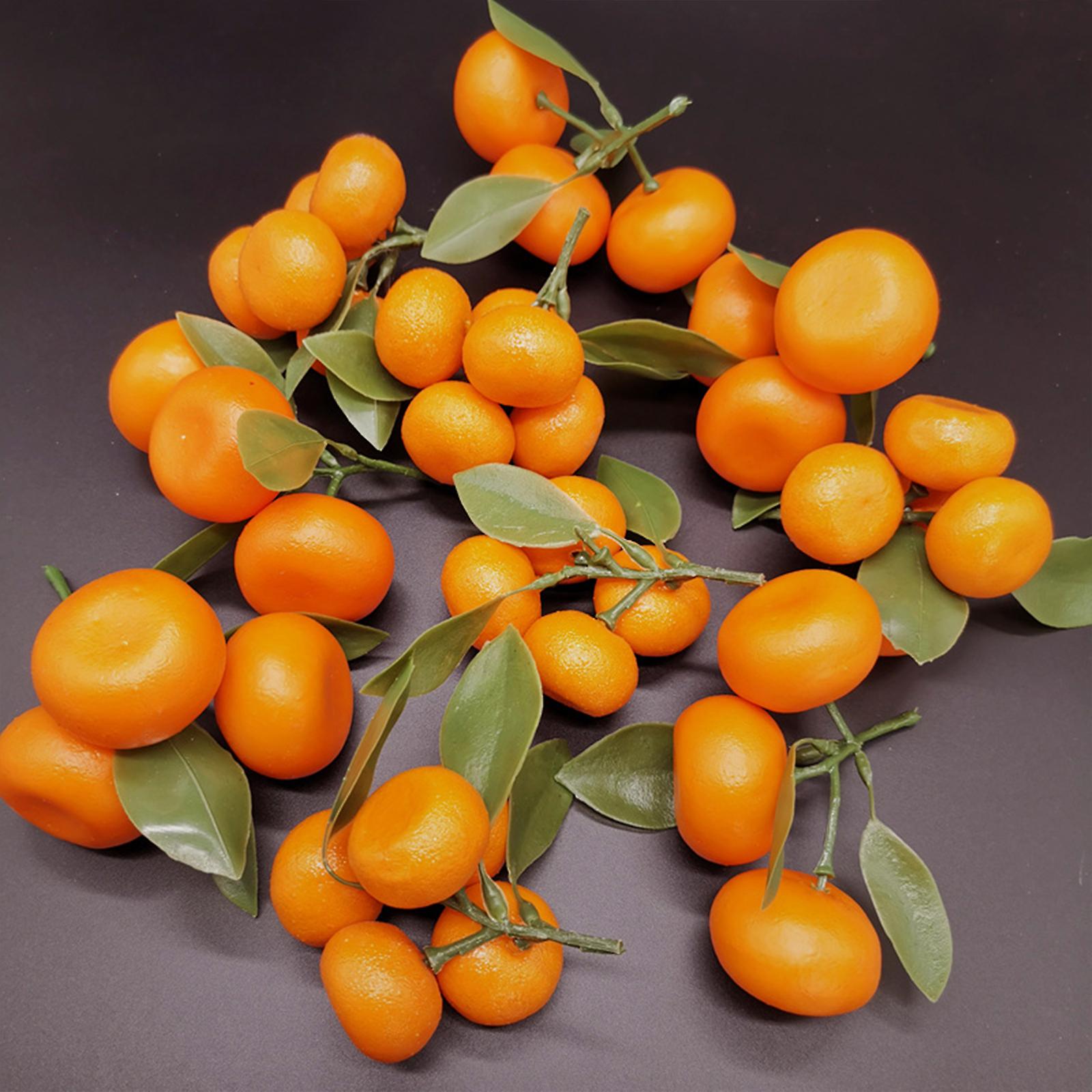 Artificial Orange Fake Fruit For Home Decor, Tabletop, Photography ...