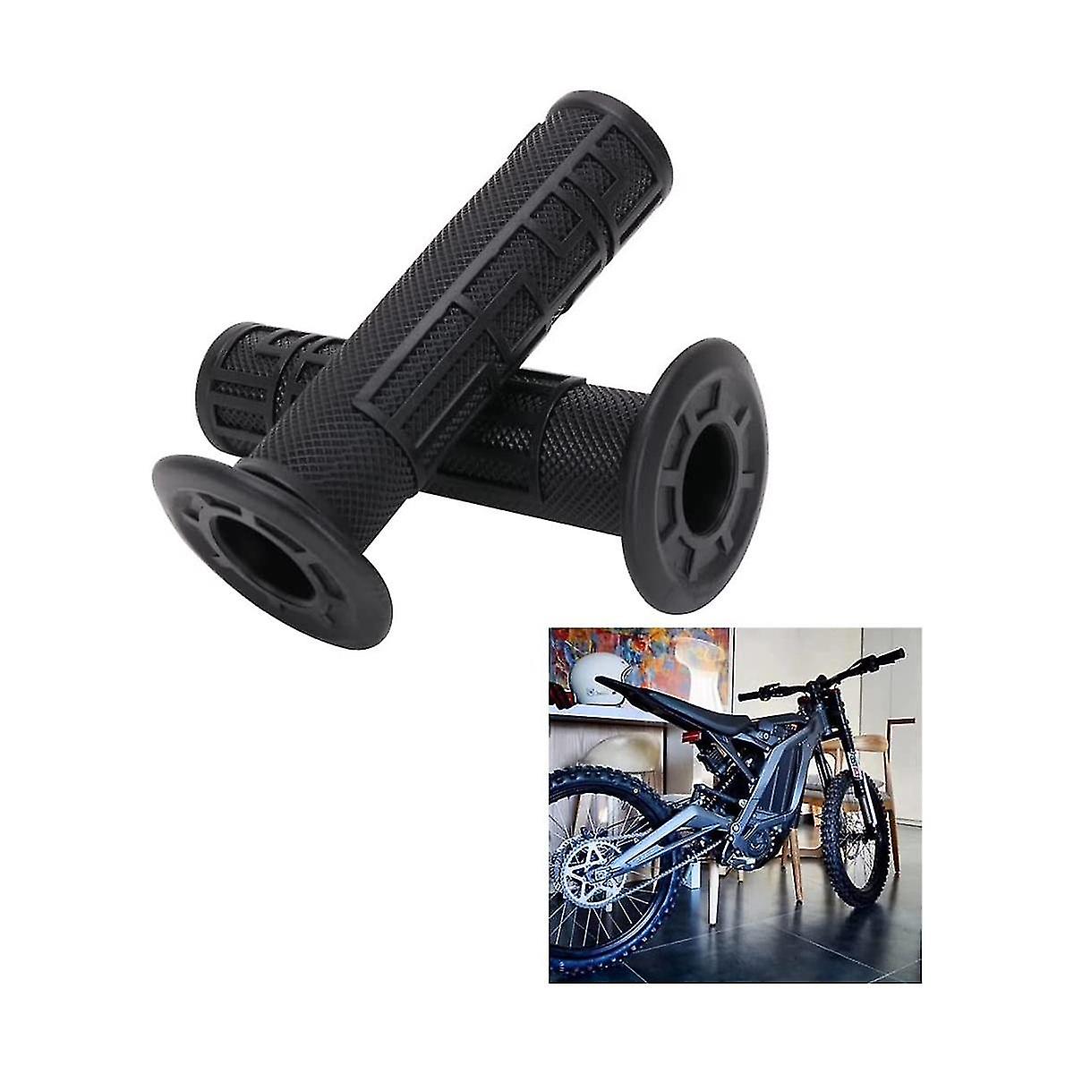 Throttle Grips, Motorcycle Rubber Handlebar Grips Dirt Bike Handle Bar ...