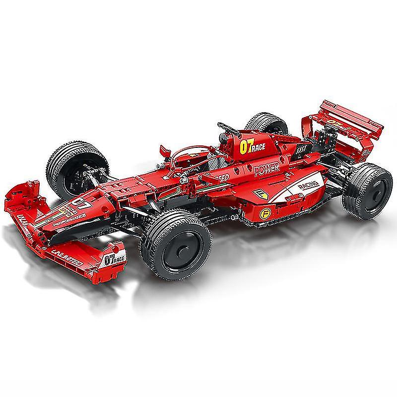 The Red F1 Super Fast Racing Car 11007 Model Building Blocks Bricks 1:8 ...