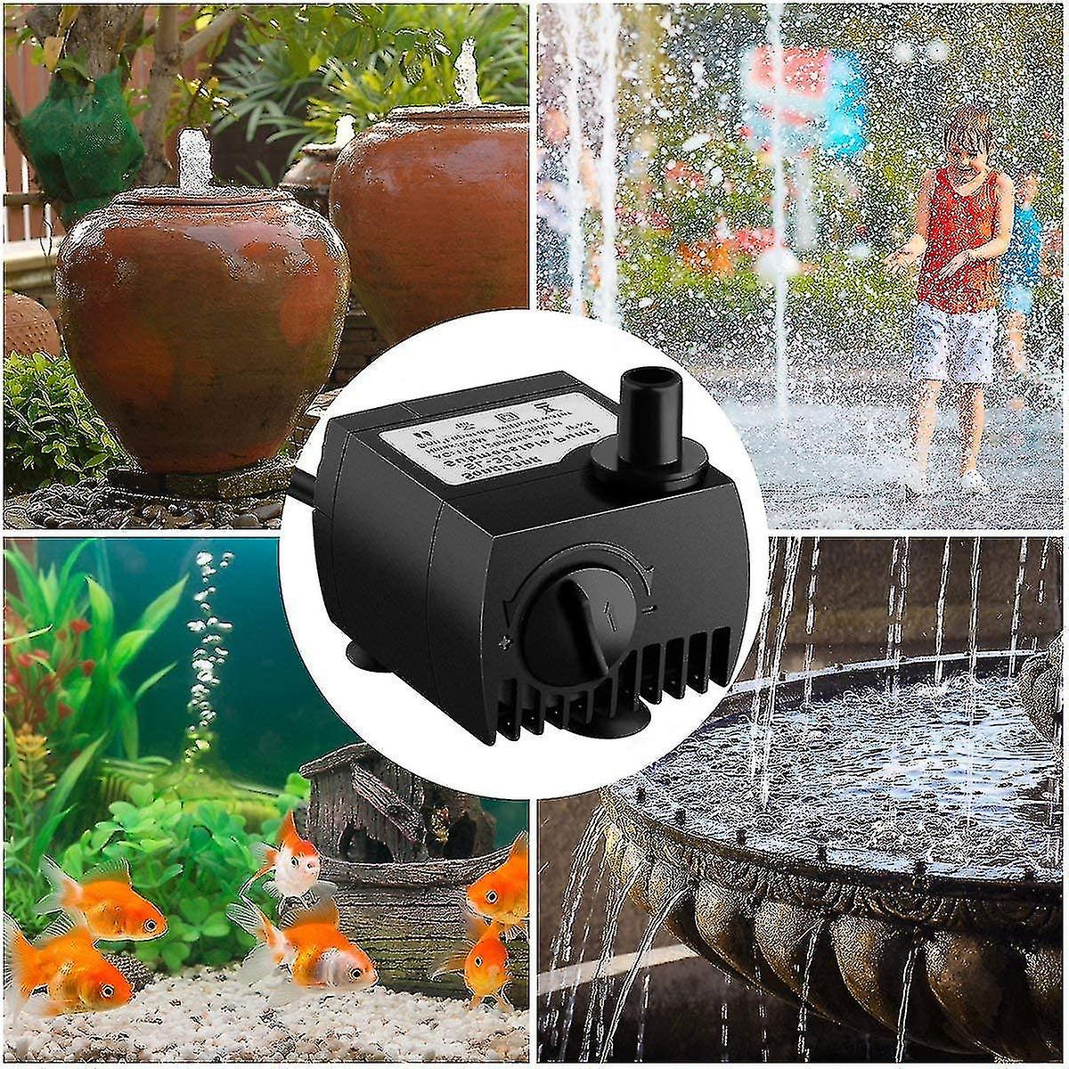 48gph [180l/h] 3w Ultra-quiet Water Pump | Fruugo UK