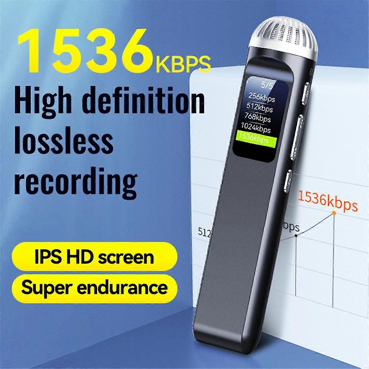 Small Activated Voice Recorder +Microphone,Professional Noise Cancel ...