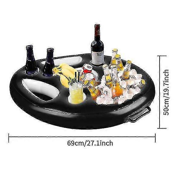 Inflatable Floating Drink And Snack Holder For Pools & Hot Tub | Fruugo UK