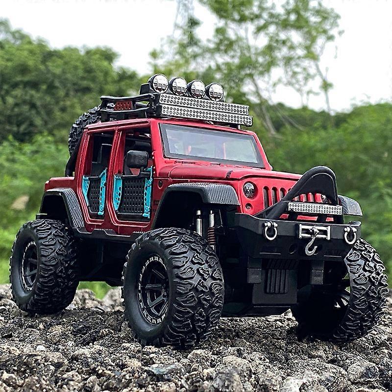 1:24 Jeeps Wrangler Rubicon Alloy Pickup Car Model Diecasts Metal Toy ...