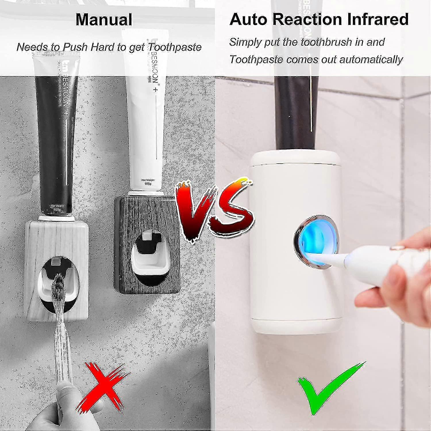 Exquisite Toothpaste Dispenser, Buildec Automatic Electric Toothpaste ...