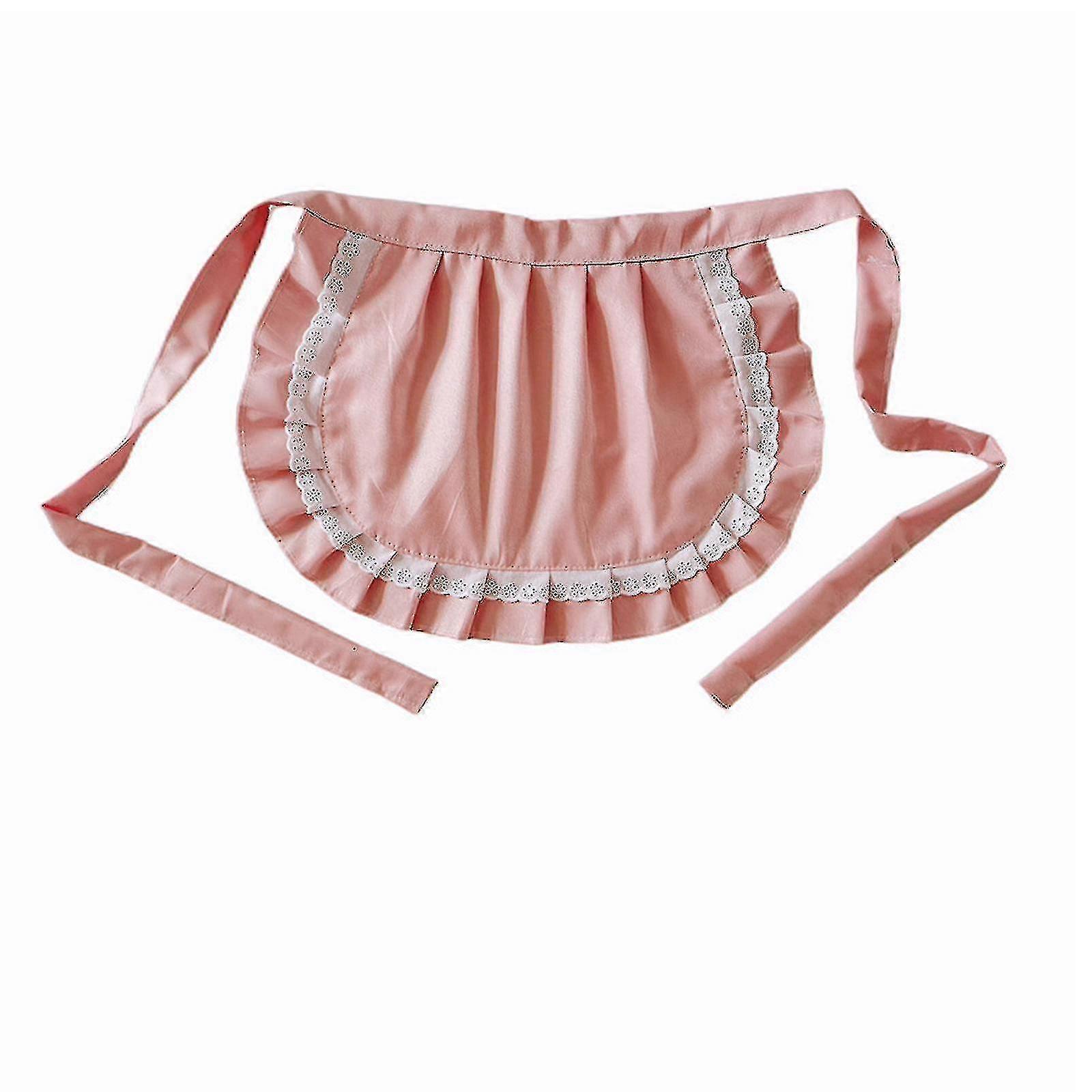 Retro Aprons Waist Apron Waist Apron For Girls Tight Costume White ...