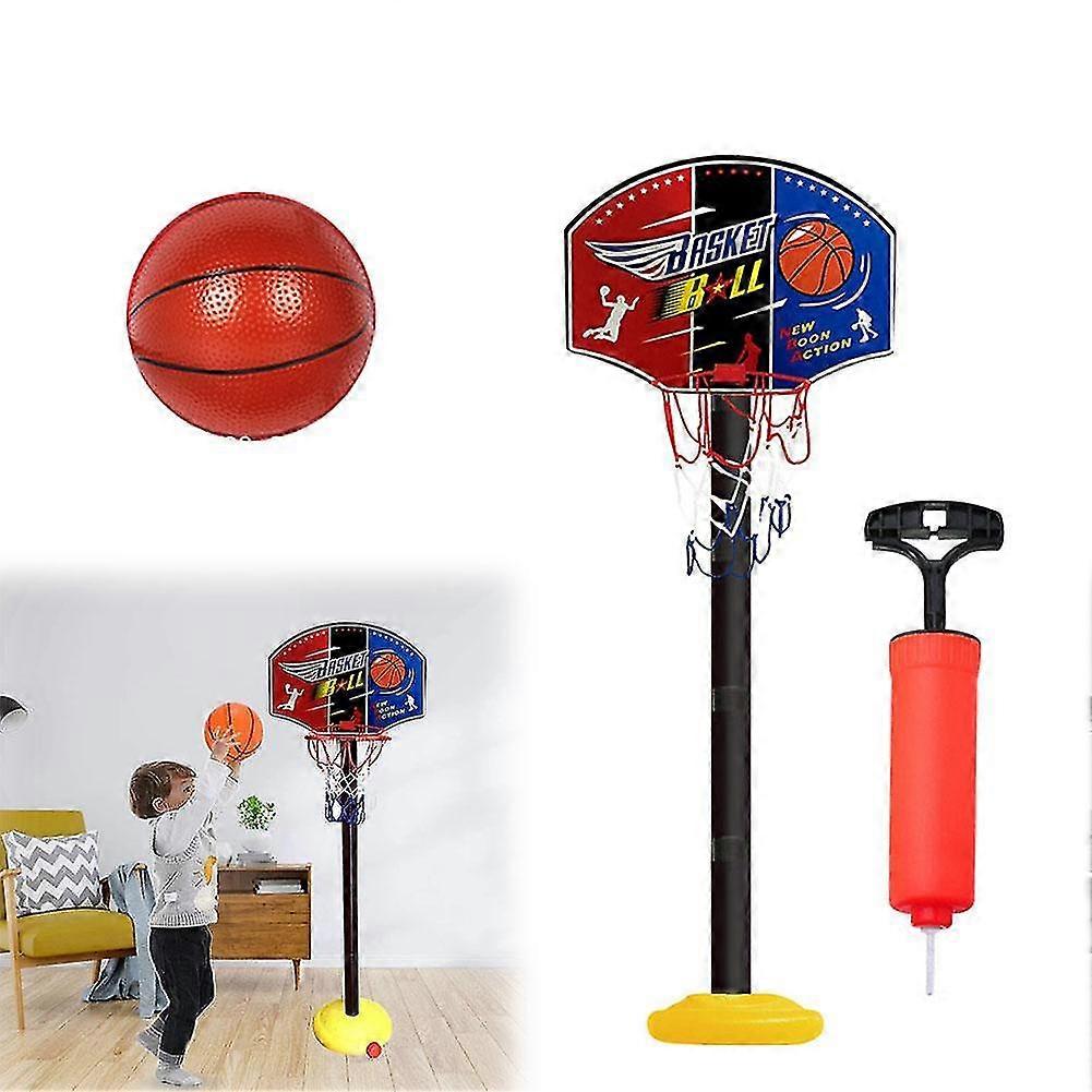 Children's Liftable Basketball Stand Indoor Outdoor Basketball Toy Set ...