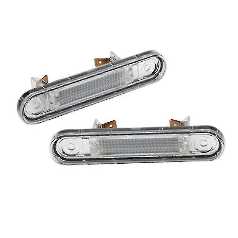 1 Pair Led License Plate Light For W124 W201 W202 Car License Plate ...