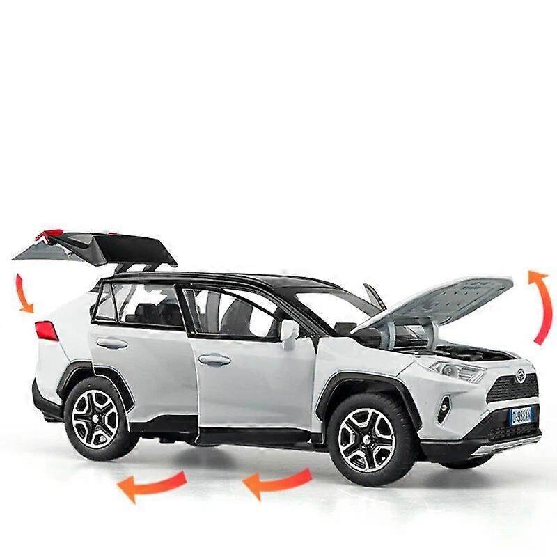 1:32 Scale Toyota RAV4 Diecast Sports Car Alloy Die Cast Sound And ...