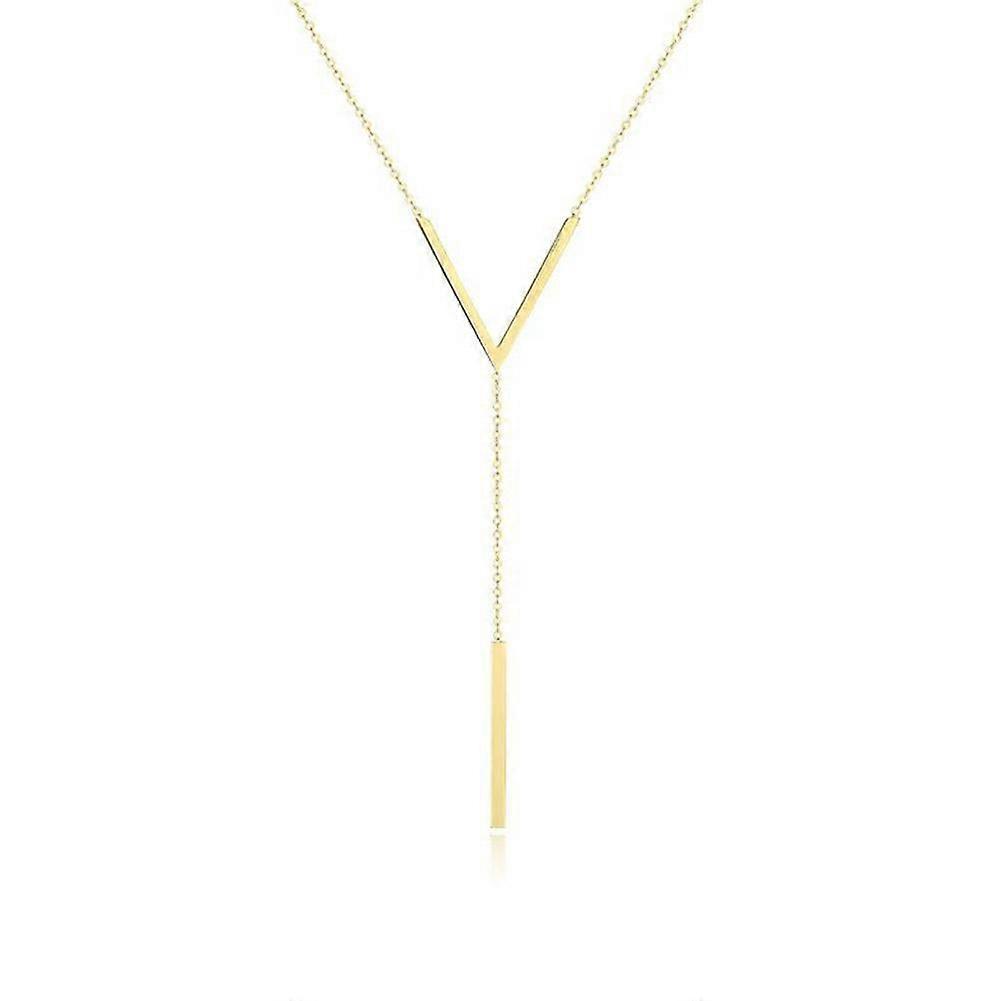 V-Shaped Necklace Chain Body Chain Jewelry Necklace Shiny Women | Fruugo UK