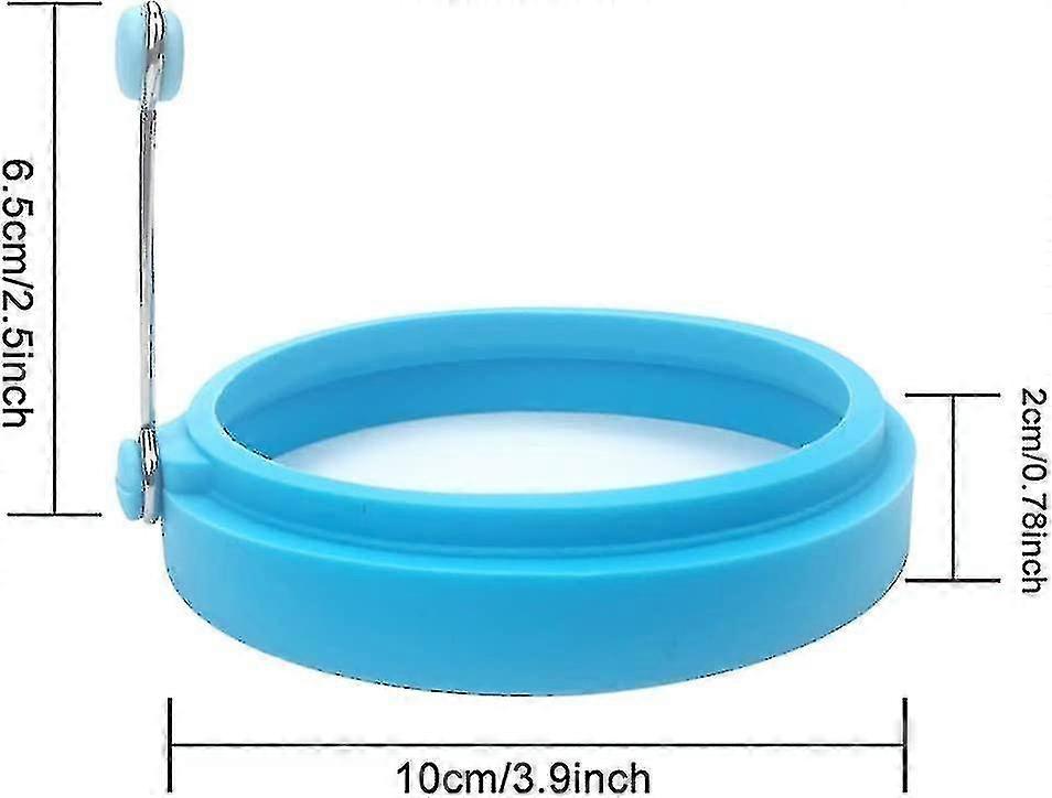 Silicone Egg Rings, 4 Inch Food Grade Egg Cooking Rings, Non Stick ...