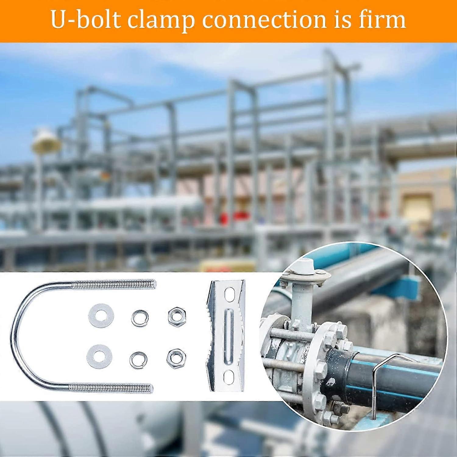 U Bolt Square U Bolt M6,Galvanized Iron M6 100 * 50mm M6 U Bolt with ...