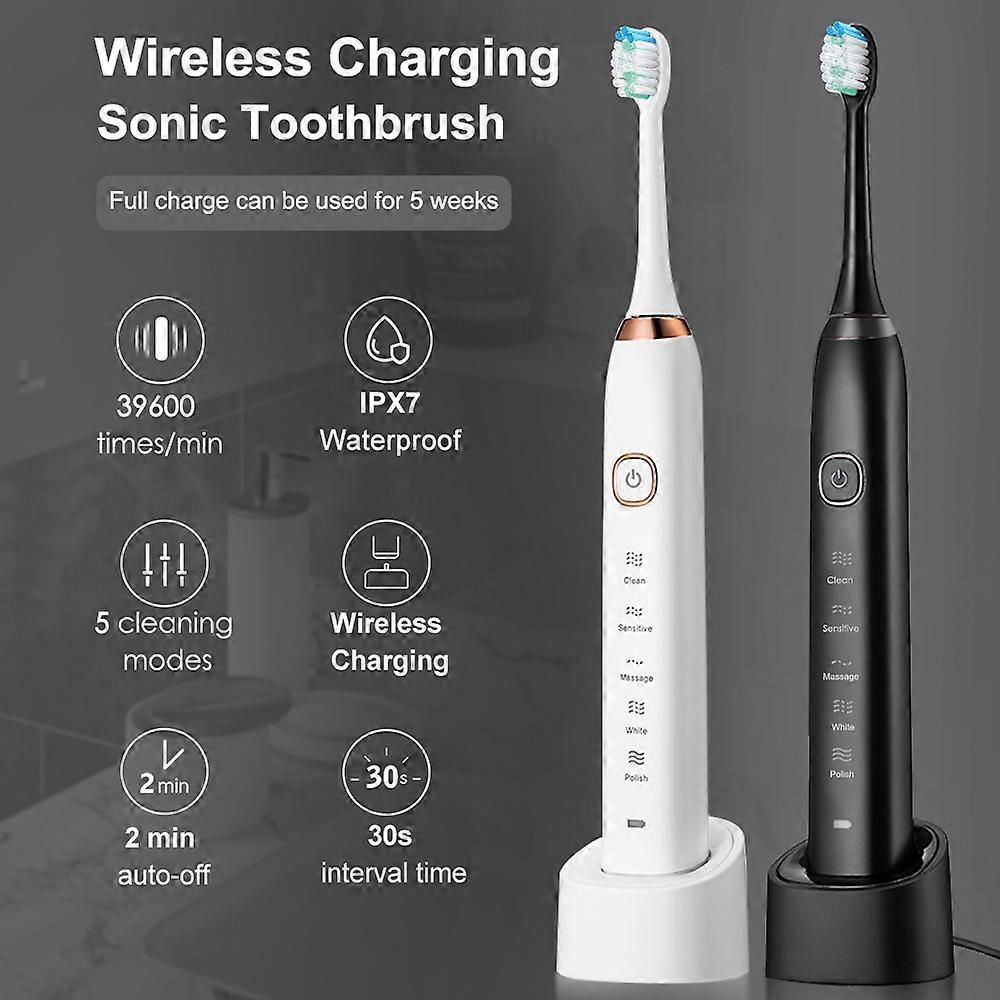 SARMOCARE Sonic Electric Toothbrush USB Rechargeable Adult Waterproof ...