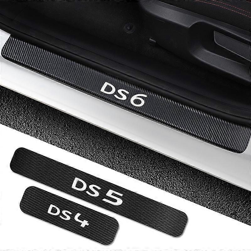 Car Interior 4PCS Car Door Sill Anti Scrath Stickers For Citroen DS DS3 ...