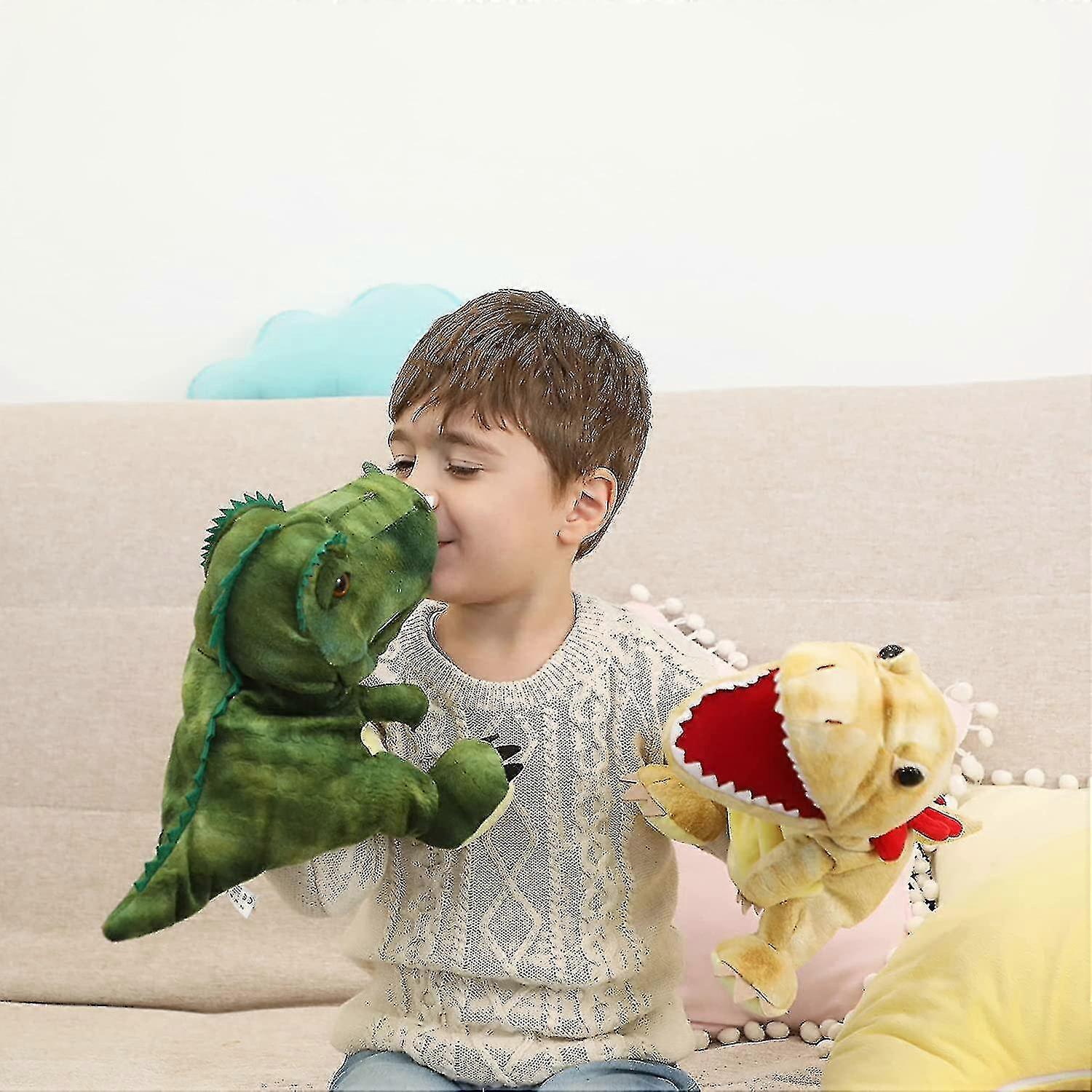 Dinosaur Hand Puppets, Jurassic World Dinosaur Puppets For Kids ...