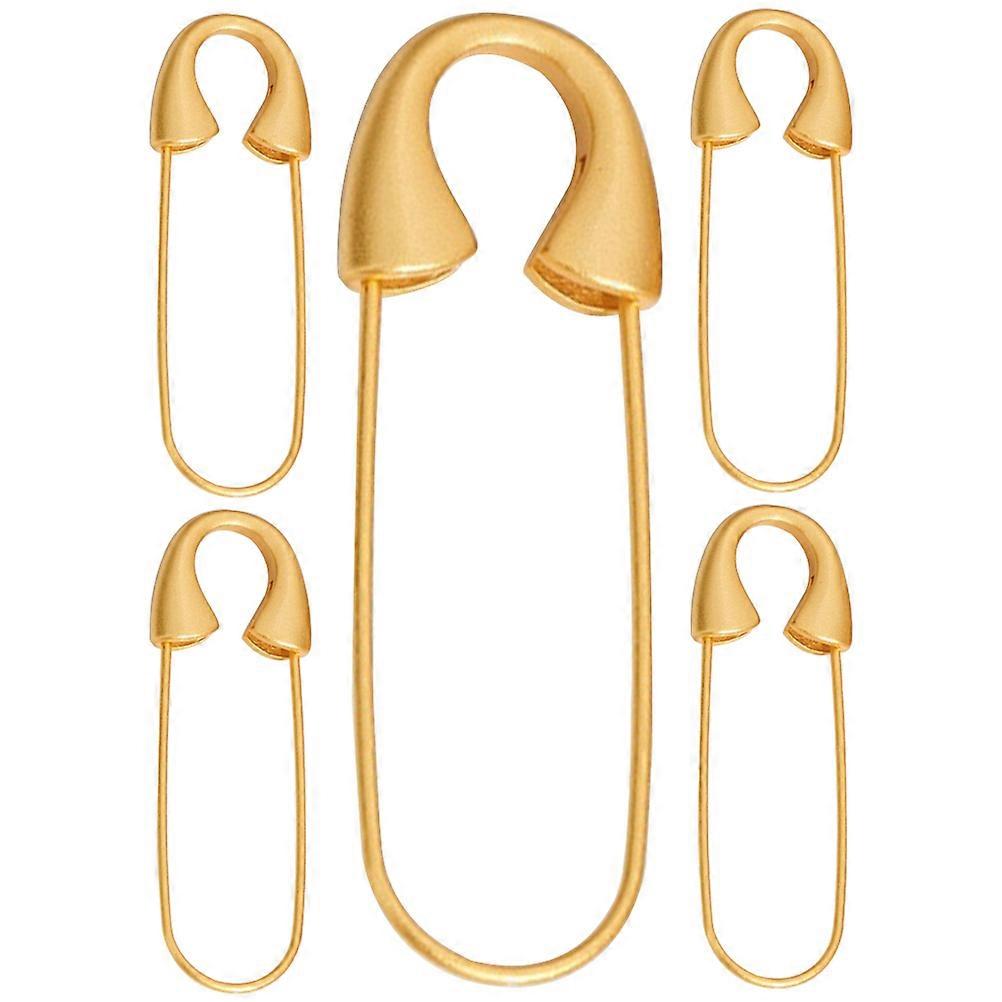 5Pcs Metal Brooches Pin DIY Metal Pins Clothes Pin Metal Brooch Pin for ...
