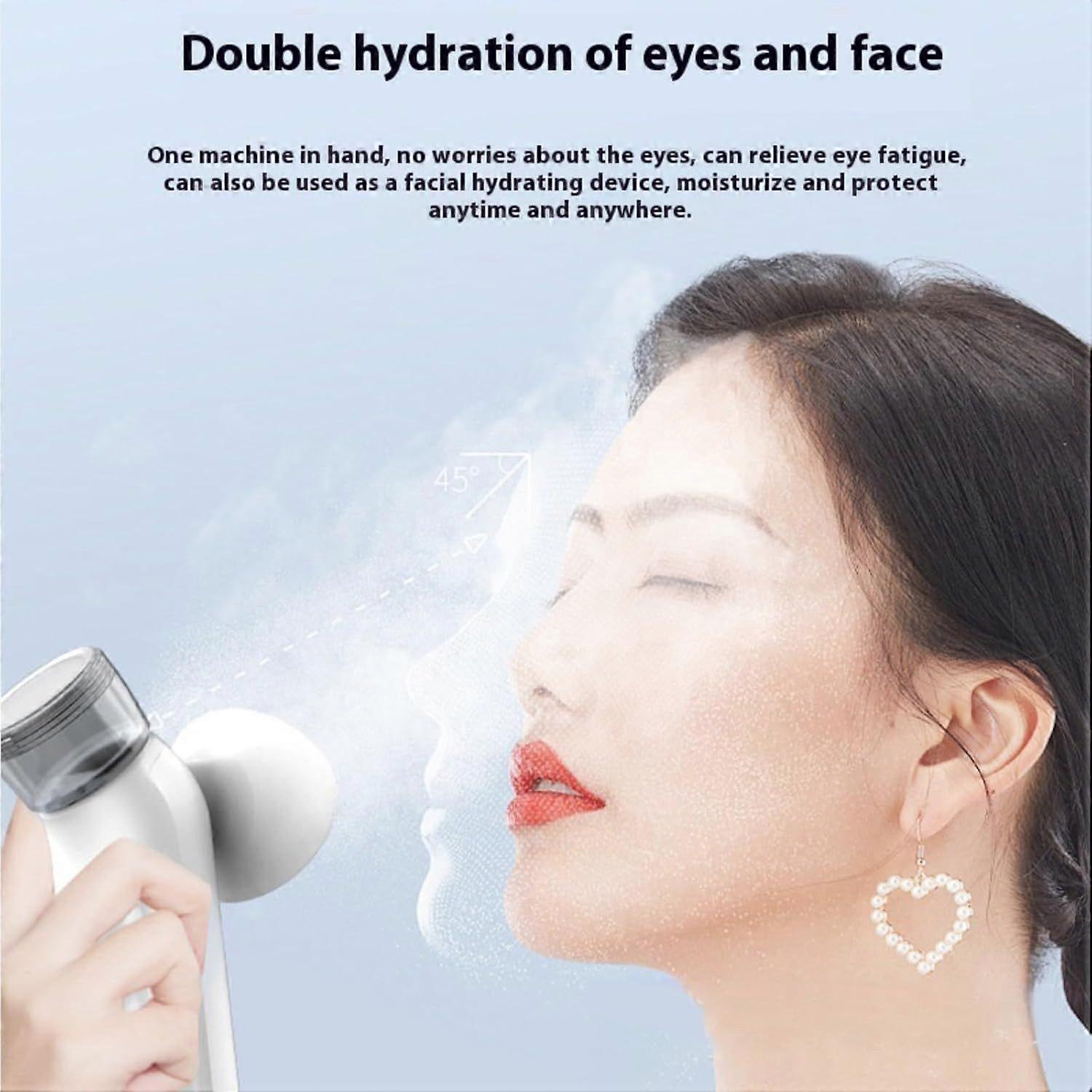 Nano Eye Mist Steam Sprayer, Mini Handheld Rechargeable Eye Drop Mister ...