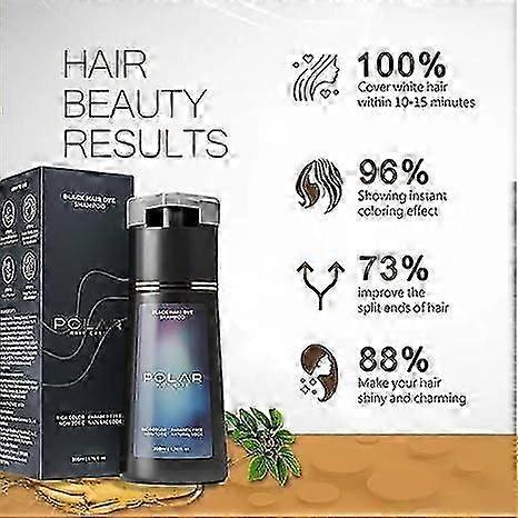 Hair Dye Shampoo,Polar Hair Dye Shampoo, Polar Haircare Instant Dye ...
