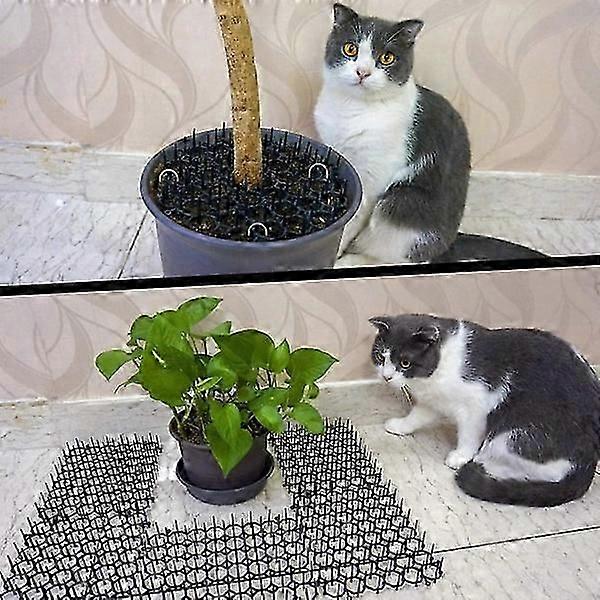 12-piece cat-repellent mat with spikes Plastic garden mat Cat | Fruugo UK