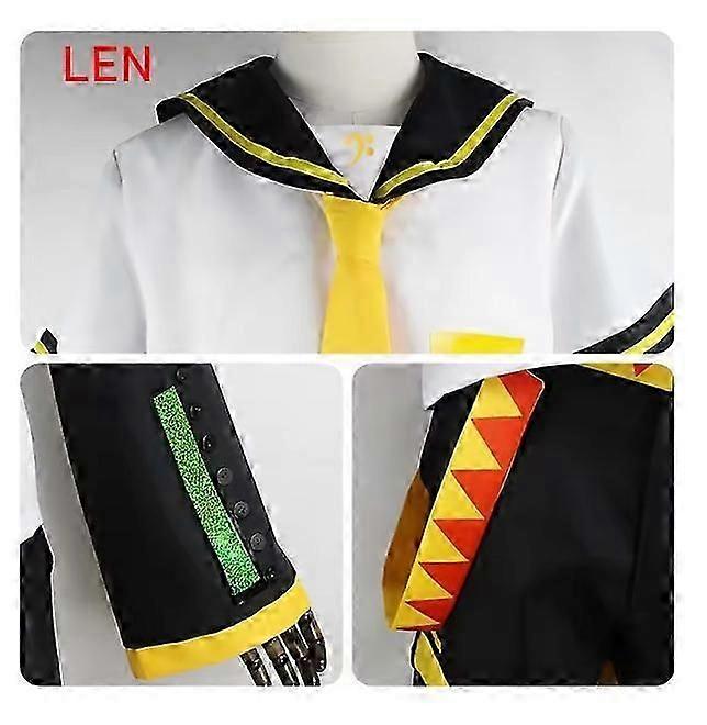 Anime Rin Len Cosplay Costume Len Rin Cosplay Len Costume Kagamine JK ...