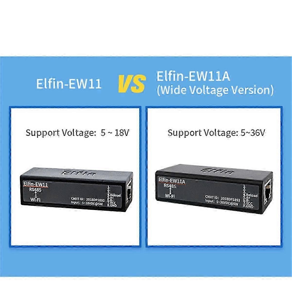 Serial Port RS485 to WiFi Serial Device Server -EW11A Support TCP/IP Telnet Modbus TCP Protocol ...