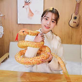 300cm Simulation Stuffed Python Children's Toy Plush Animal Snake Toy ...