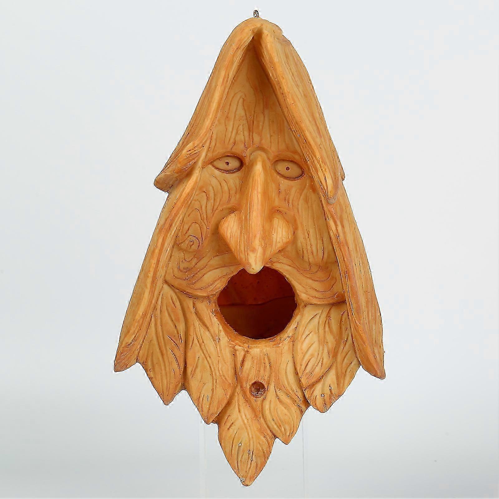 Old Man Face Shape Bird House Carefully Handcrafted Bird Rest Place for ...