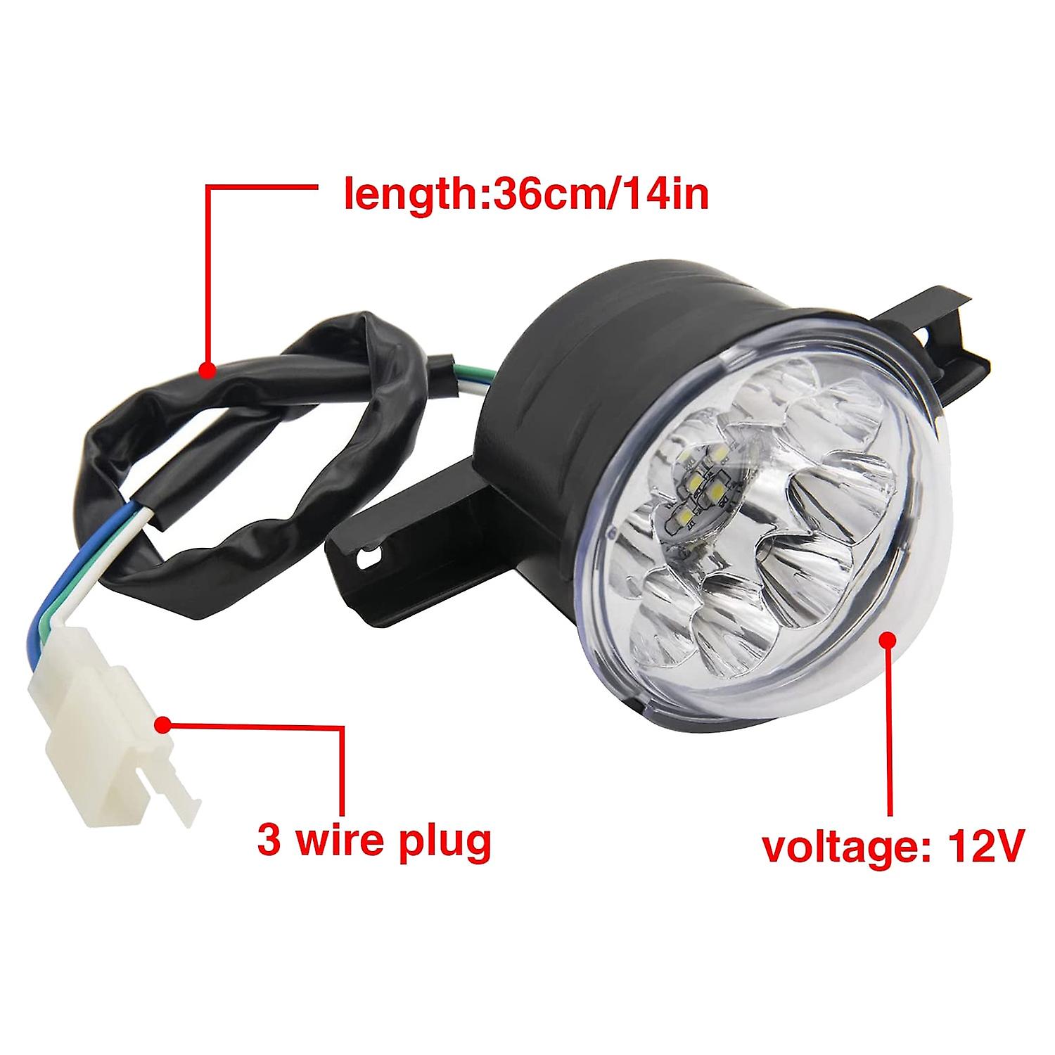 2pcs 12v Led Atv Front Headlight 125cc 150cc 250cc 300cc Headlights For ...