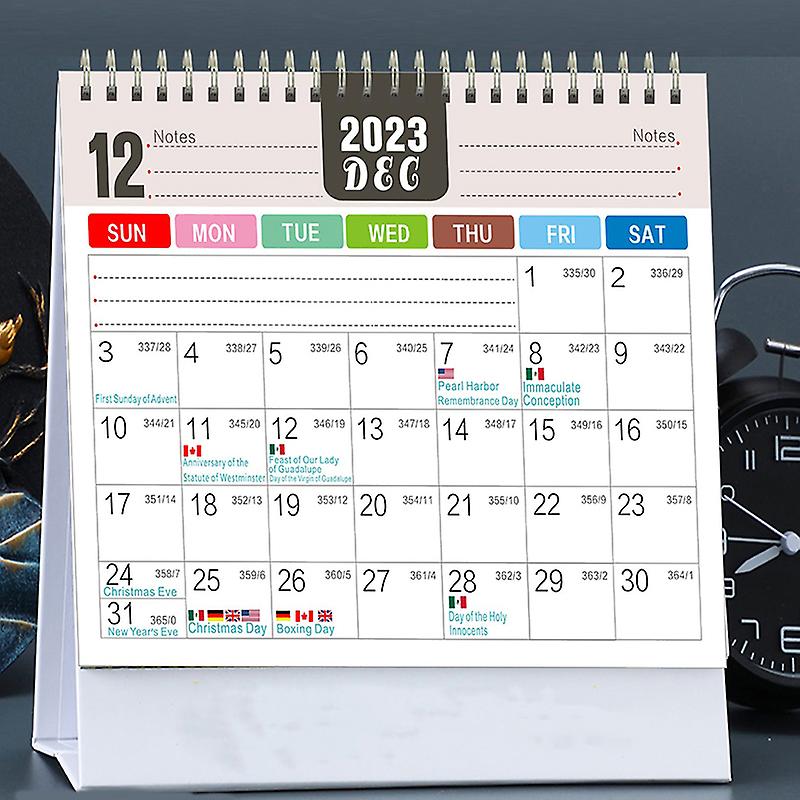 2023 Kalender Tabell Kalender Skrivbord Kalender Skrivbordskalender ...