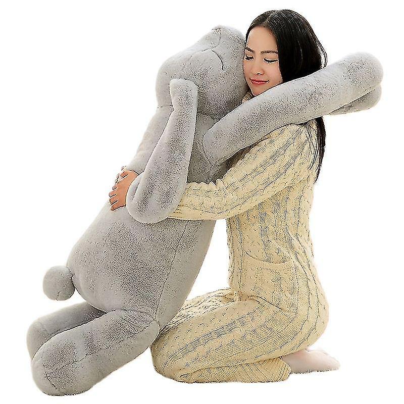 Giant Plush Bunny Toy 90cm Soft Cartoon Big Ear Rabbit Plush Hug Toy ...