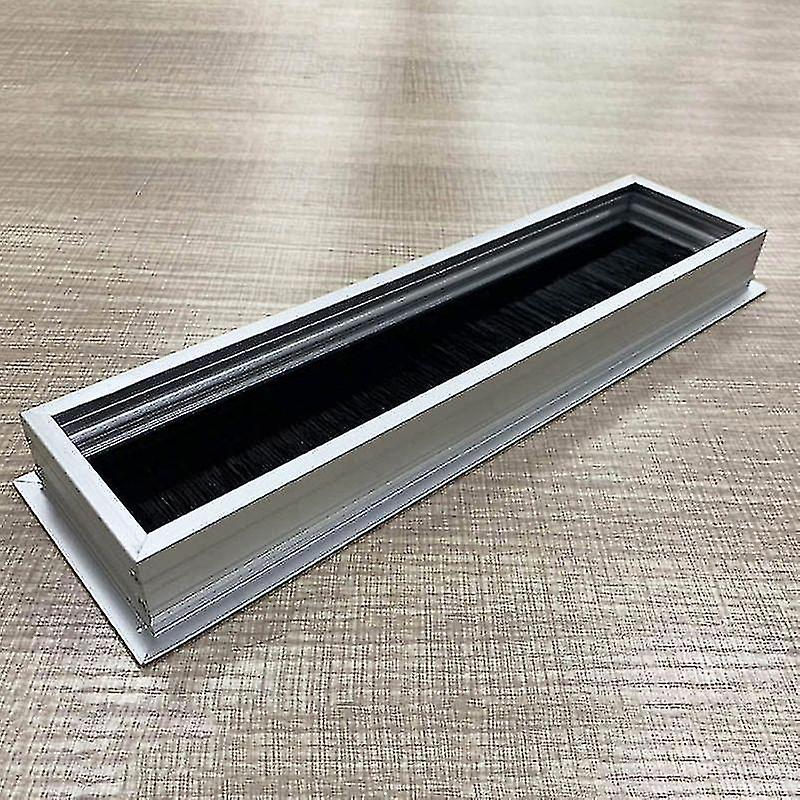 Aluminium square / rectangle desk computer wire cable outlet insert ...