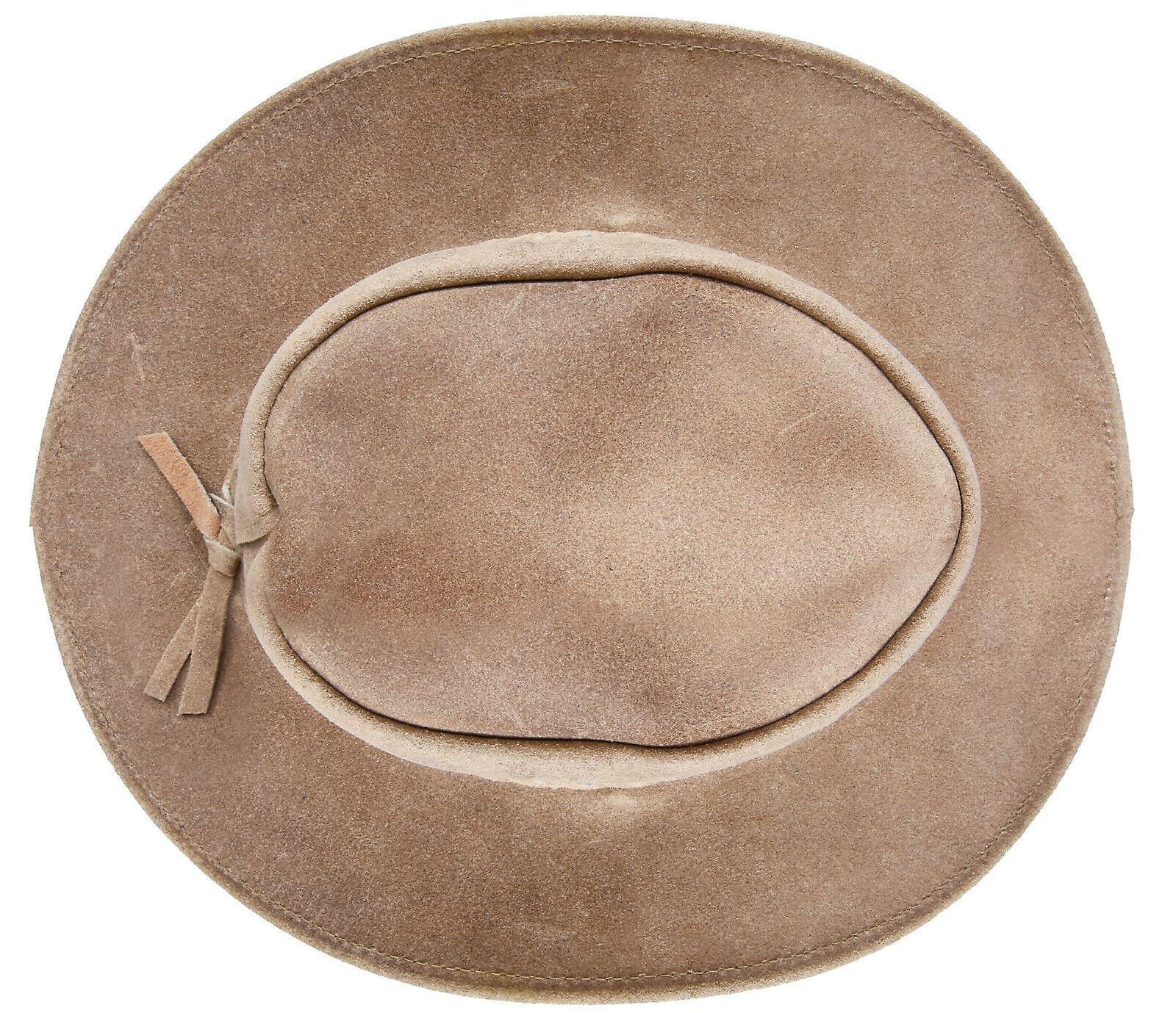 Australian Camel Cowboy Suede Aussie Bush Hat | Fruugo UK
