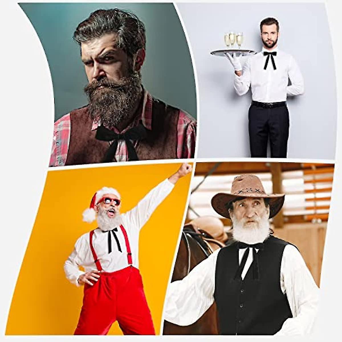 2 Pack Western Ties For Men Kentucky String Tie Clip On Bow Ties ...